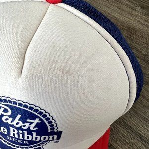 Pabst Blue Ribbon | Accessories | Vintage Pabst Blue Ribbon Trucker Hat ...